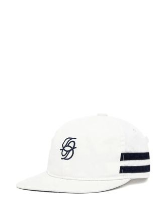 Dr&ocirc;le de Monsieur casquette Not From Paris &agrave; broderies - Blanc