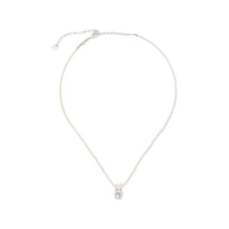 Yvmin Woven Mini Rabbit Pendant Necklace