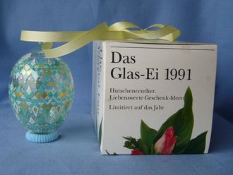 Hutschenreuther Das Ei 1991 aus Glas/Kristall