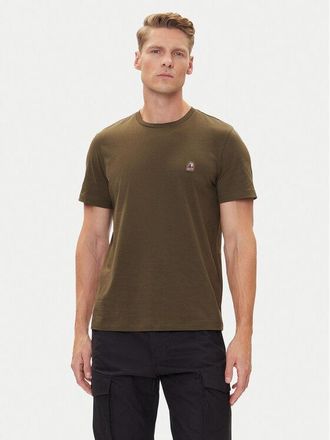 Parajumpers T-Shirt Patch 25WMPMTSEY29 Khakifarben Regular Fit