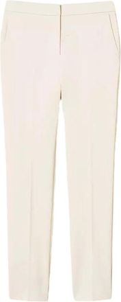 Twinset Femme, Pantalons, Beige, Taille: 36 FR Pantalon cigarette avec crochet caché