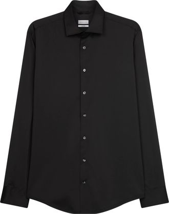 Seidensticker Herren 250400-39 Hemd, schwarz, (Herstellergr&ouml;&szlig;e: 45)