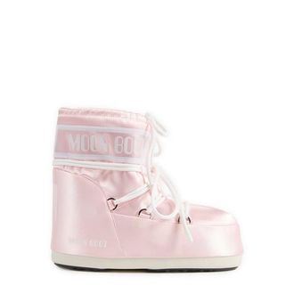 Moon Boot Bottines MB ICON LOW PEARLY en coton m&eacute;lang&eacute;