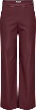 Only Onlsmooth Hw STR Faux Lea Pant PNT