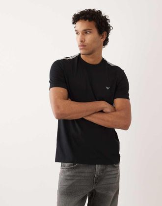 Emporio Armani Bodywear - T-shirt &agrave; logo - Noir