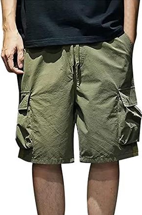 Generic 2026 Pantalon cargo pour homme Pantalon de jogging Loisirs Jogging Short d&eacute;t&eacute; Sport D&eacute;contract&eacute; pour homme, Vert, 3XL