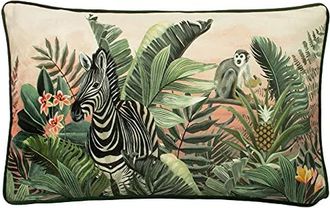 furn. Evans Lichfield Manyara Kissenbezug, Polyester, Zebra