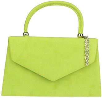 Girly HandBags Sac rétro ordinaire dembrayage (Citron vert)
