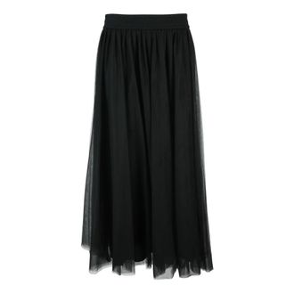 Fabiana Filippi T&uuml;ll-Midirock - - Skirts - Damen - Schwarzk - M