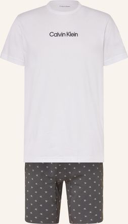 Calvin Klein Shorty-Schlafanzug weiss