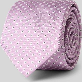 Gierremilano Seidenkrawatte aus reiner Seide mit Allover-Stitching (7,5 cm)