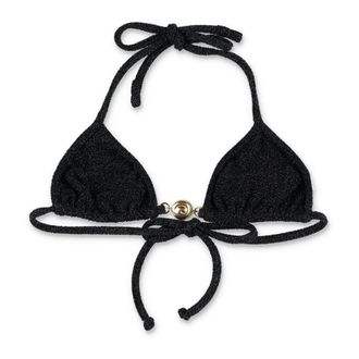 Reina Olga Splash Bikini Top - - Swimwear - Damen - Schwarzk - S