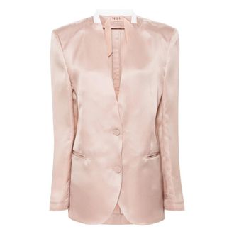 N&deg;21 Femme, Vestes, Rose, Taille: 42 FR Veste en soie