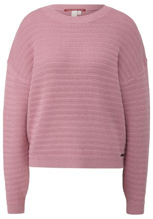 QS by s.Oliver Pullover mit Strukturmuster