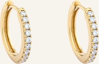 Pompidou Creolen Lillian Tiny Pav&eacute; By Glambou gold