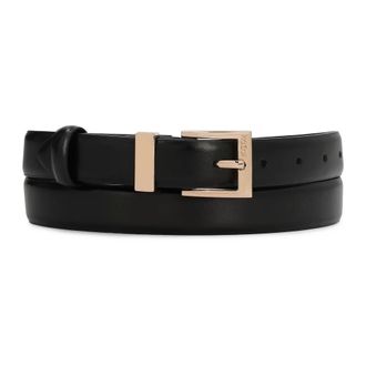 Kazar Femme, Accessoires, Noir, Taille: 100 CM Minimal Leather Belt