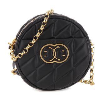 Moschino Quilted Double Smile Crossbody - - Bags - Damen - Schwarzk - ONE SIZE