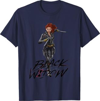 MARVEL Black Widow Movie Running Black Widow T-Shirt