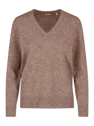 Aspesi Pull Col Rond - Taupe