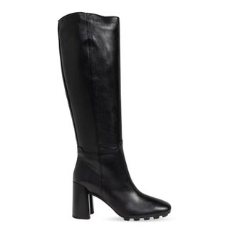 Hogan Lederstiefel mit Absatz - - Shoes - Damen - Schwarzk - 39 1/2 EU