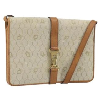 Dior Sac &agrave; bandouli&egrave;re Pre-owned en plastique - Femme - Pre-owned - Beige - Taille: ONE Size