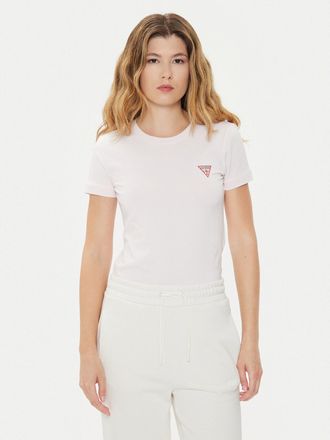 Guess T-Shirt W2YI44 J1314 Rosa Slim Fit