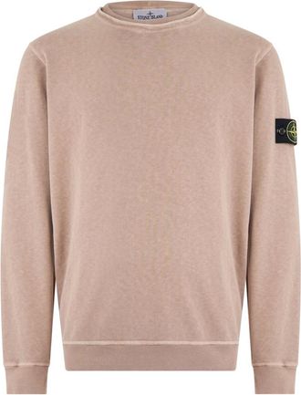 Stone Island Homme, Sweatshirts et sweats &agrave; capuche, Rose, Taille: L Crew Neck SweaT-shirt