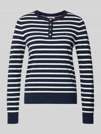 Tommy Hilfiger Regular Fit Langarmshirt aus Baumwoll-Mix