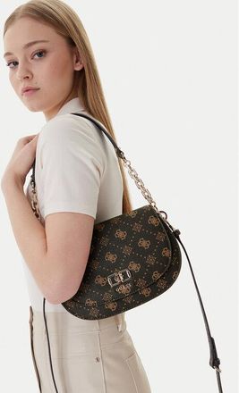Guess Handtasche Emelie Logo HWGP99 28200 Braun