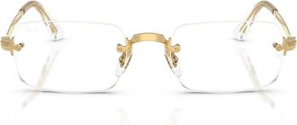 Ray-Ban unisex, Accessoires, Jaune, Taille: 54 MM Rx3928V Optical Frame