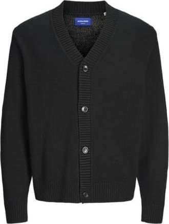 Jack & Jones Jorfrederiksberg Cardigan en Tricot Sn, Noir, S Homme