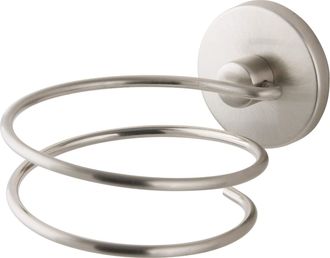 Fackelmann Fackelmann Haartrockner-Halter FUSION, vernickelter F&ouml;nhalter, Wandhalter (Farbe: Silber), Menge: 1 St&uuml;ck, Edelstahloptik