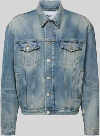Won Hundred Jeansjacke mit Umlegekragen