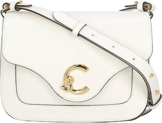 Coccinelle Femme, Sacs, Blanc, Taille: ONE Size C-Me Calf Cocker Small