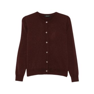 Aragona Kaschmir-Cardigan - - Knitwear - Damen - Braun - M