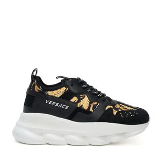 Versace Homme, Chaussures, Noir, Taille: 42 1/2 EU Chaussures