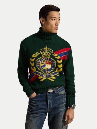 Polo Ralph Lauren Rollkragenpullover 710B59534001 Dunkelgr&uuml;n Regular Fit