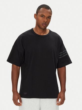 adidas T-Shirt Neuclassics HZ3700 Schwarz Oversize