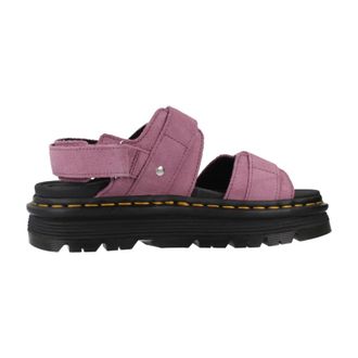 Dr. Martens Femme, Chaussures, Violet, Taille: 42 EU Sandales Plates Zebzag