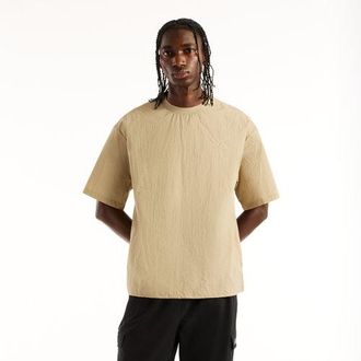 New Balance Homme NBX Shifted Woven Top en Gris, Jersey de Coton, Taille 2XL
