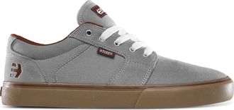Etnies Herren Barge LS Skate Shoe, Grey/Gum/RED, 42.5 EU