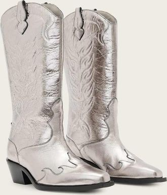 AllSaints Dolly - Stiefel in Graphitgrau