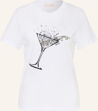 Liu Jo Liu Jo T-Shirt Mit Schmucksteinen weiss