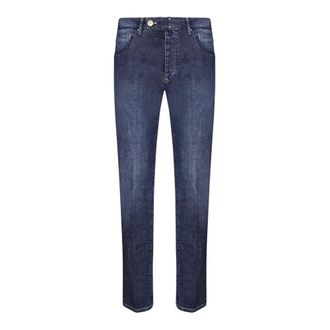 Incotex Schlanke Denim Jeans - - Jeans - Herren - Blau - W30