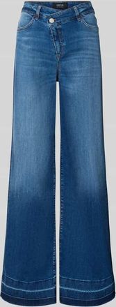 Marc Cain High Waist Bootcut Jeans mit breitem Saum