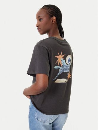 Rvca T-Shirt Pegasus EVJZT00165 Schwarz Easy Fit
