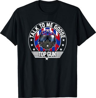 Top Gun Maverick Helmet Talk To Me Goose Quote T-Shirt