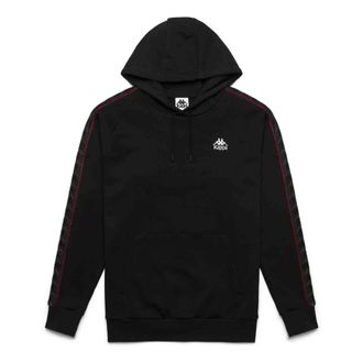 Kappa Madison Fleece Hoodie - - Sweatshirts & Hoodies - Herren - Schwarzk - XL