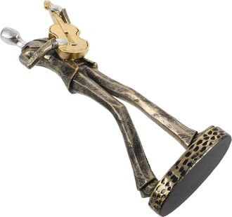 BESTOYARD Abstrakte Gitarristen Deko Figur Aus Robustem Harz Moderne Regaldekoration F&uuml;r Wohnzimmer Und B&uuml;ro Einzigartige Musiker Skulptur Als Stilvolle Wohndek