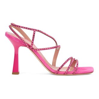 Alberta Ferretti Femme, Chaussures, Rose, Taille: 37 EU Sandale Bijou Raffin&eacute;e
